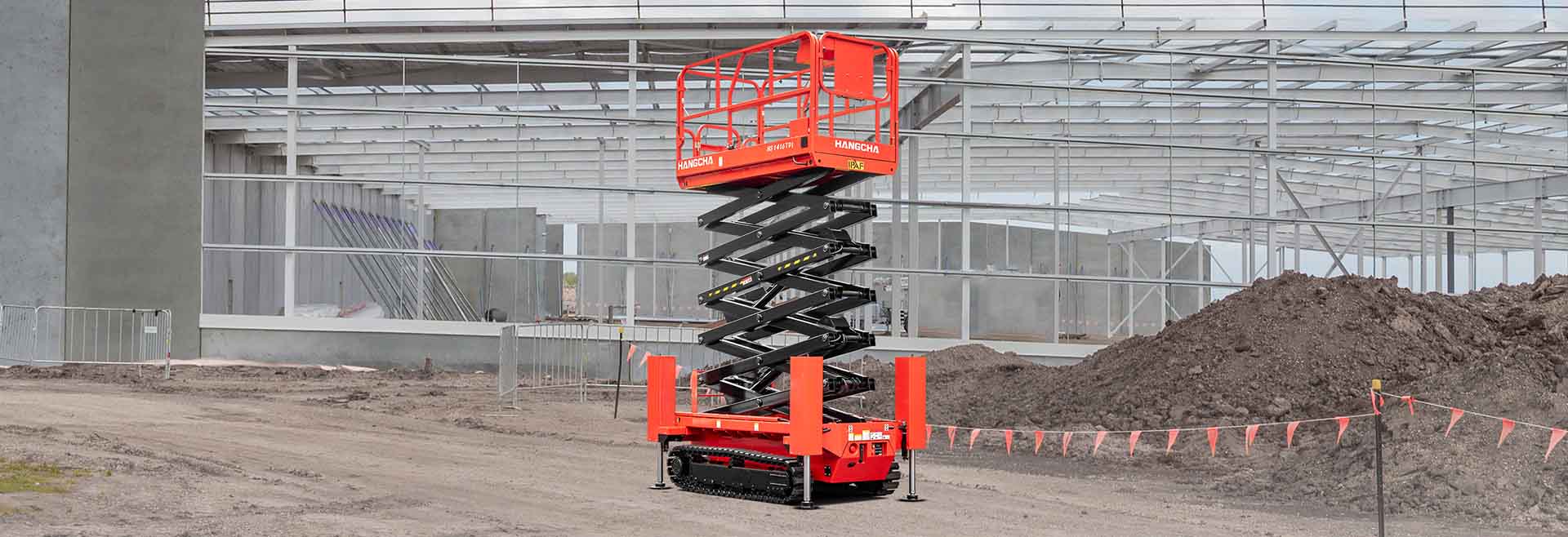 HS Series Electric Crawler Scissor Lift - Hangcha